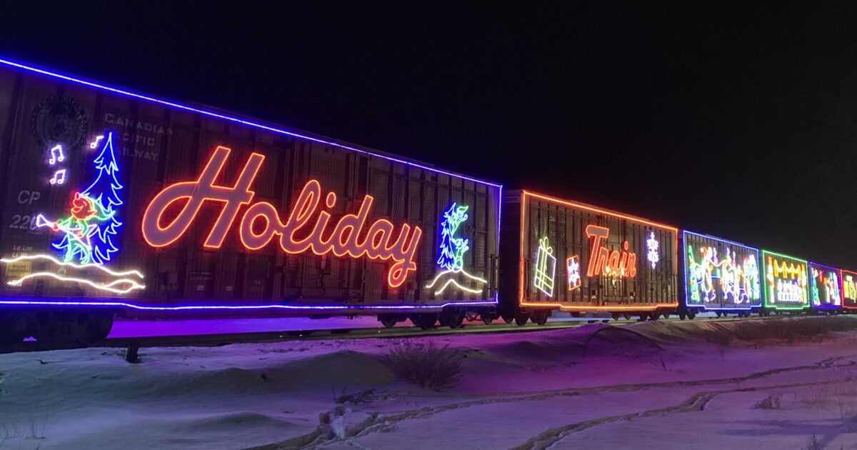 Canadian Pacific Holiday Train Visits Canmore - December 15, 2024