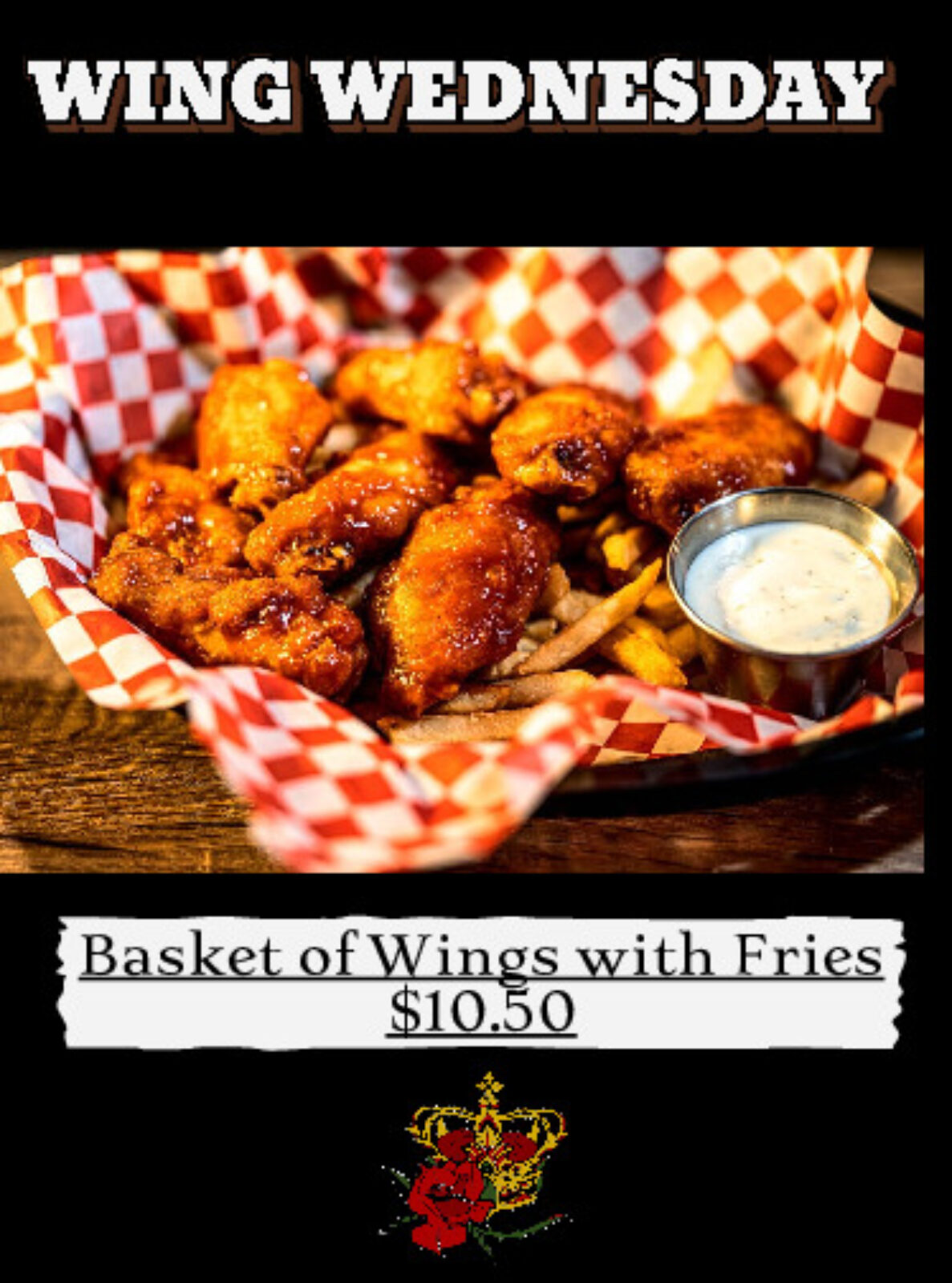 Wing Wednesdays at The Rose and Crown - October 15, 2025